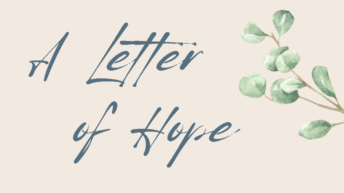 A Letter of Hope